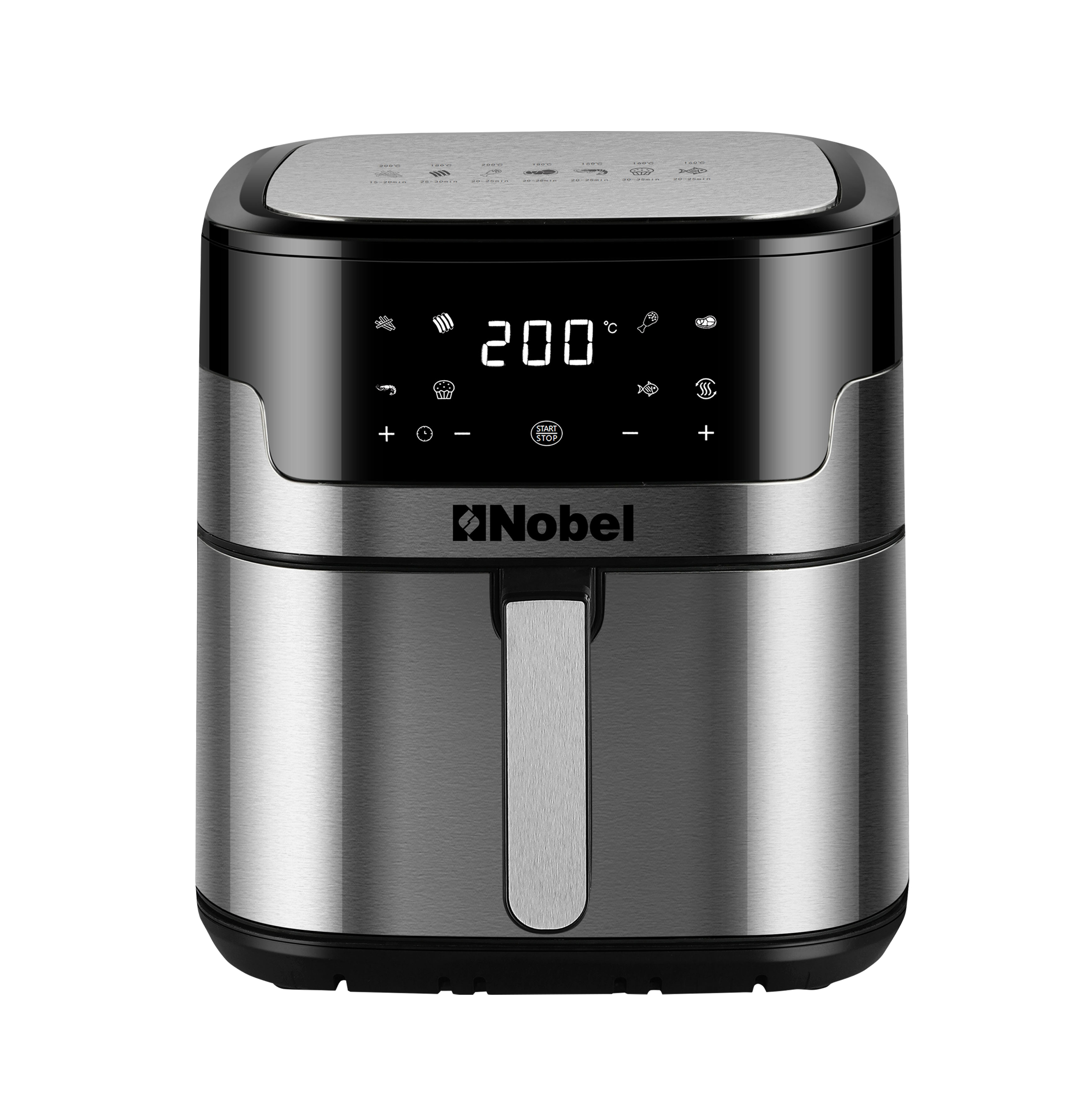Nobel Air Fryer 8 Liters Capacity Multifunctional Fryer Digital Display ...