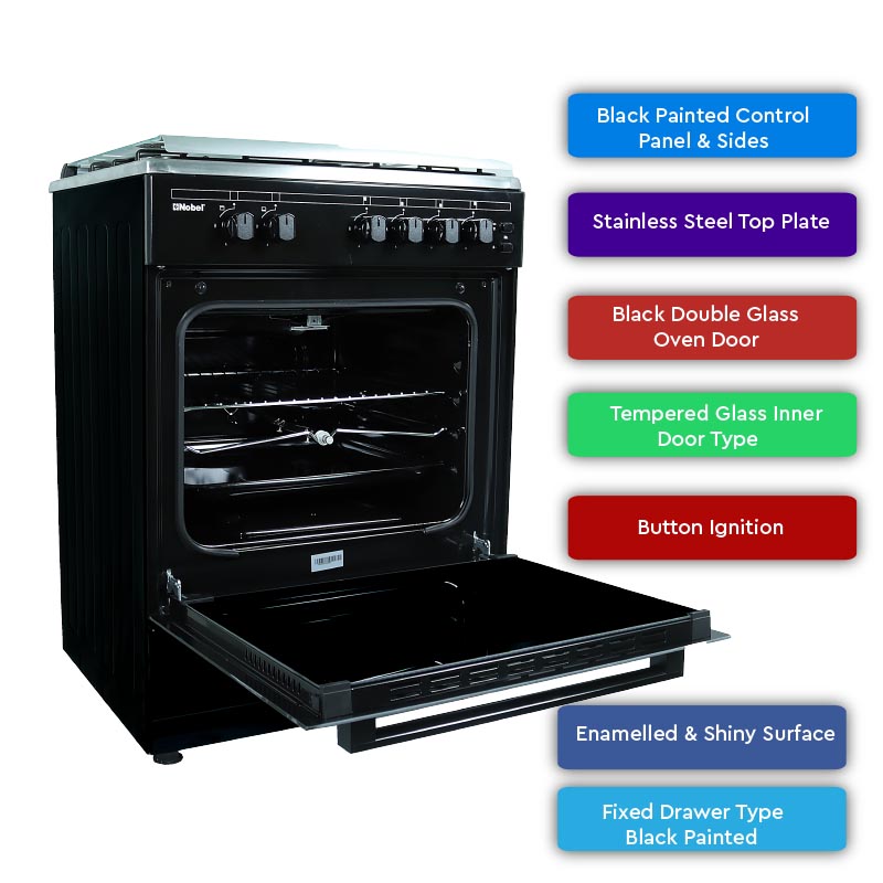 Nobel Cooking Range NGC7407BK